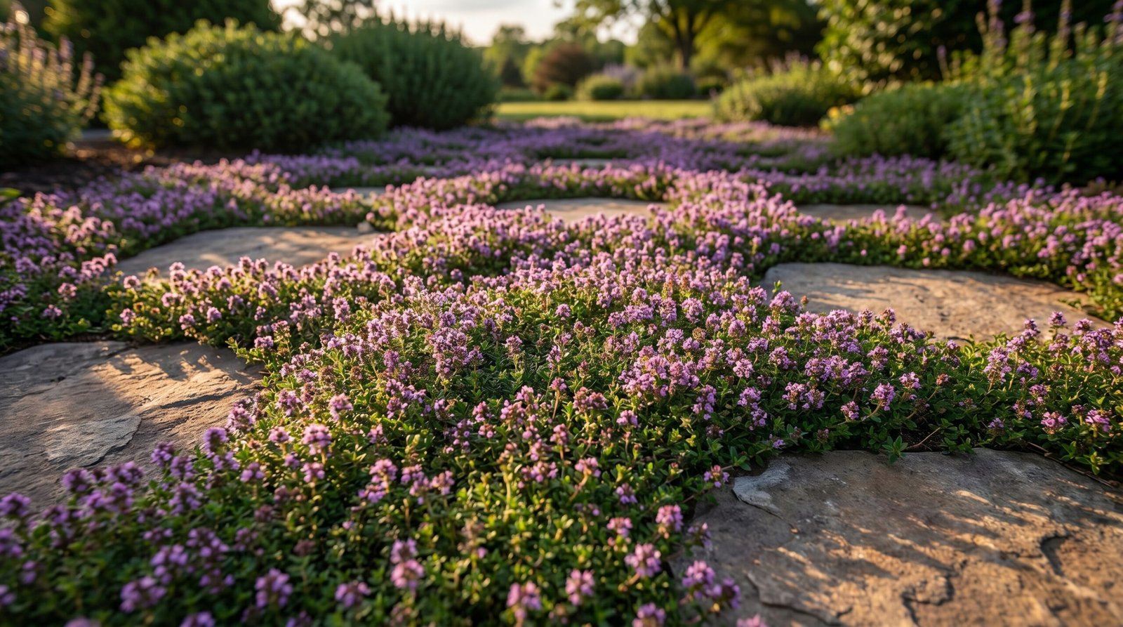 6 plants that form dense mats to keep weeds from taking over garden beds