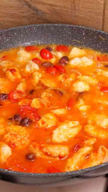 Petto di pollo alla mediterranea