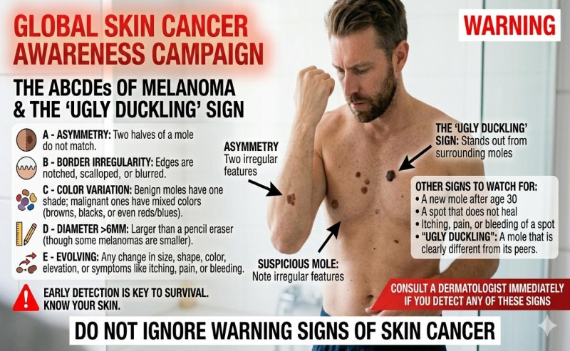 What is the #1 warning sign of skin cancer you should never ignore?