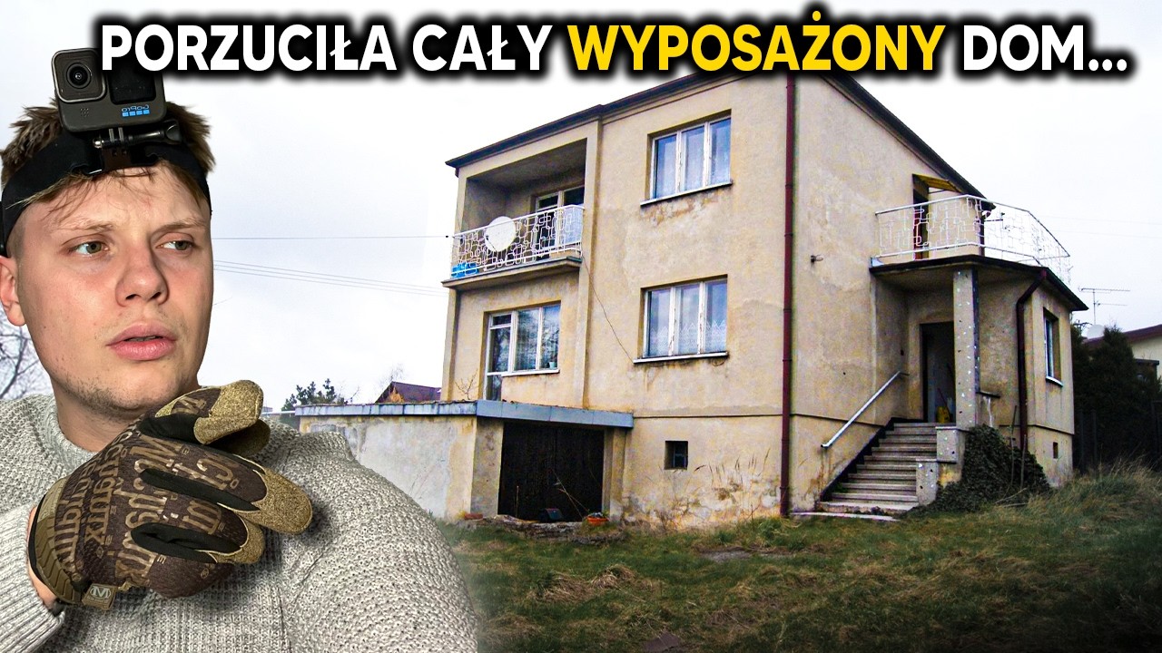 Dwupiętrowy dom pełen rzeczy i tragiczna historia w tle