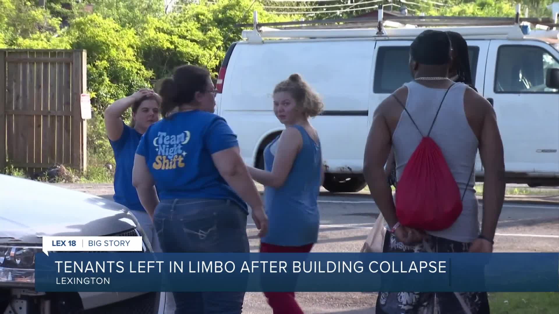 Tenants left in limbo after collapse