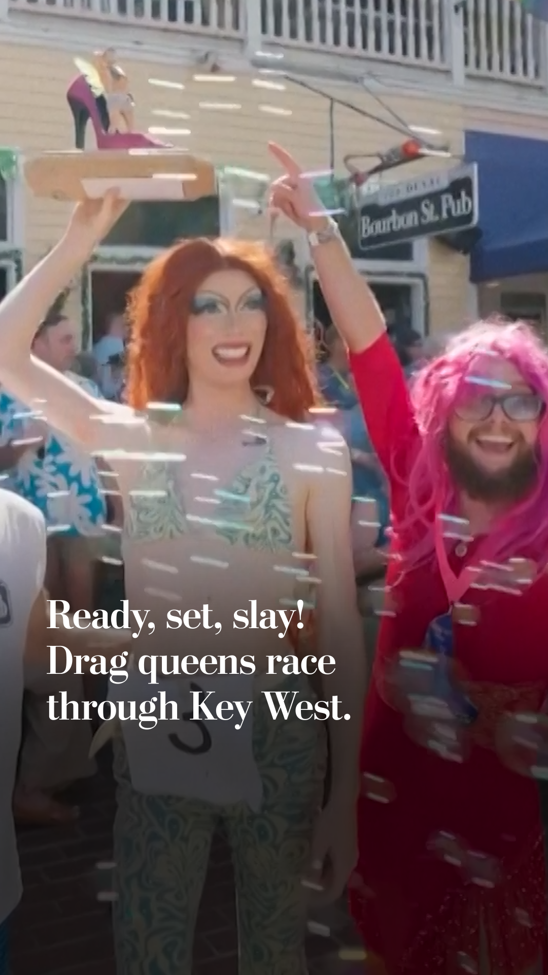 Ready, set, slay! Drag queens race through Key West.