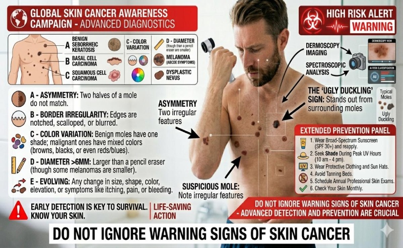 What is the #1 warning sign of skin cancer you should never ignore?