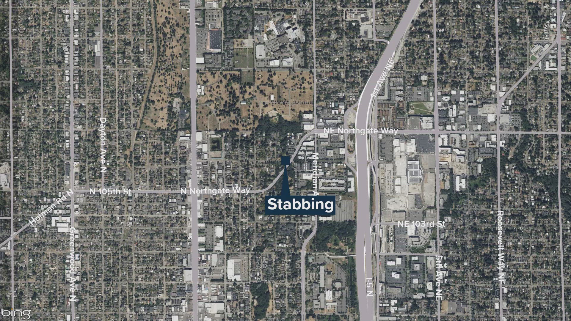 Seattle police search for suspect after stabbing in North Seattle