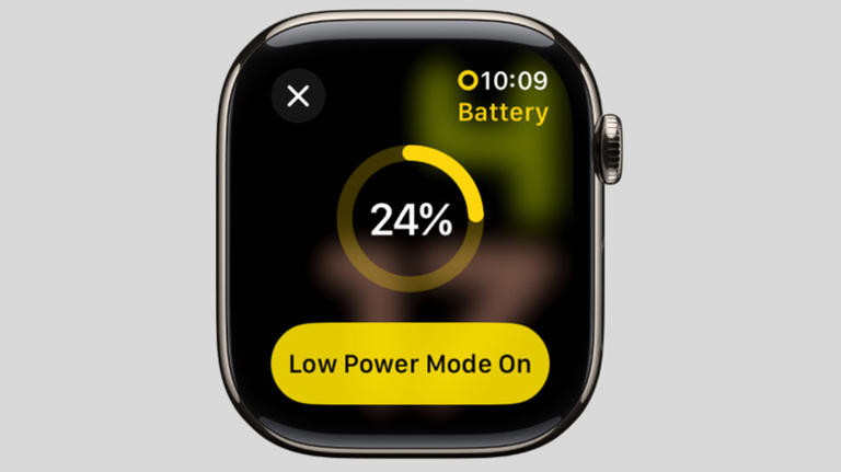 What does the yellow circle mean on your Apple Watch?