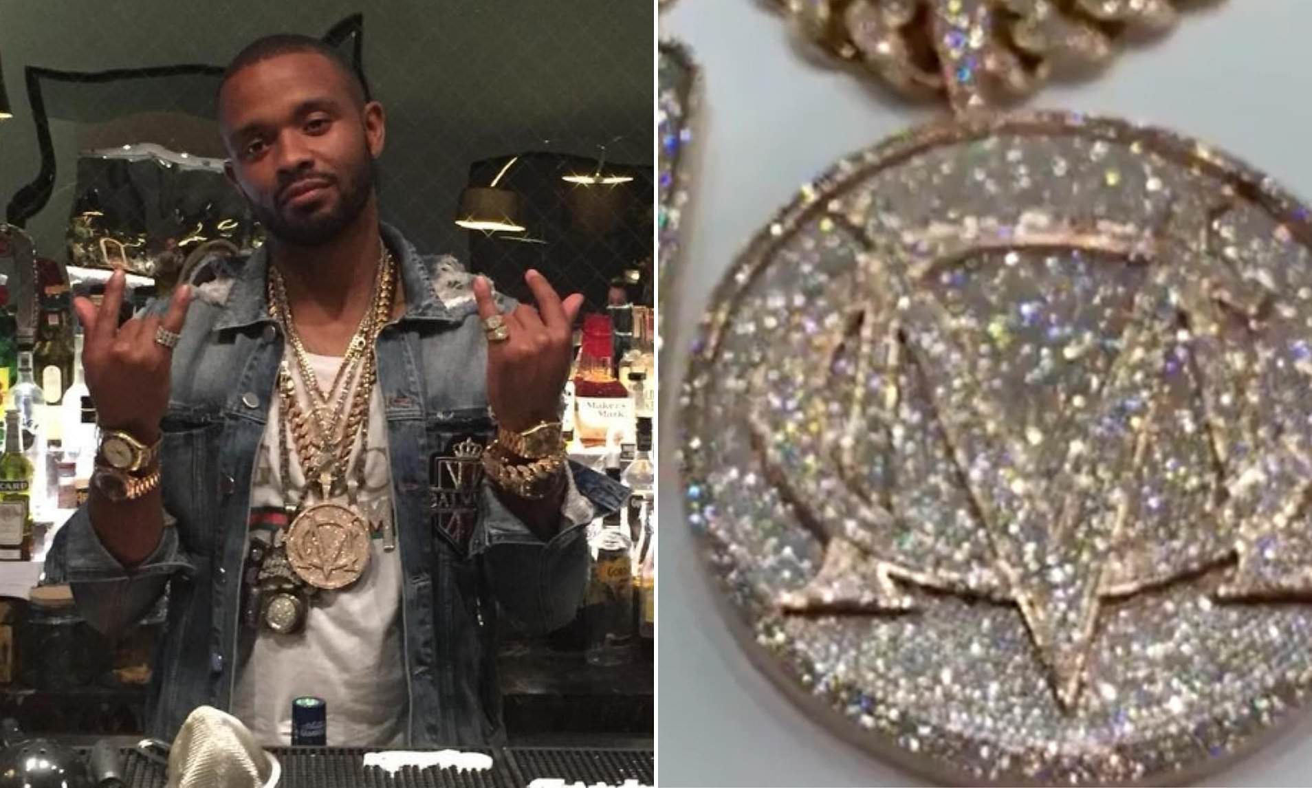 On-the-run rapper exposed as drug trafficker after his gold chain ...