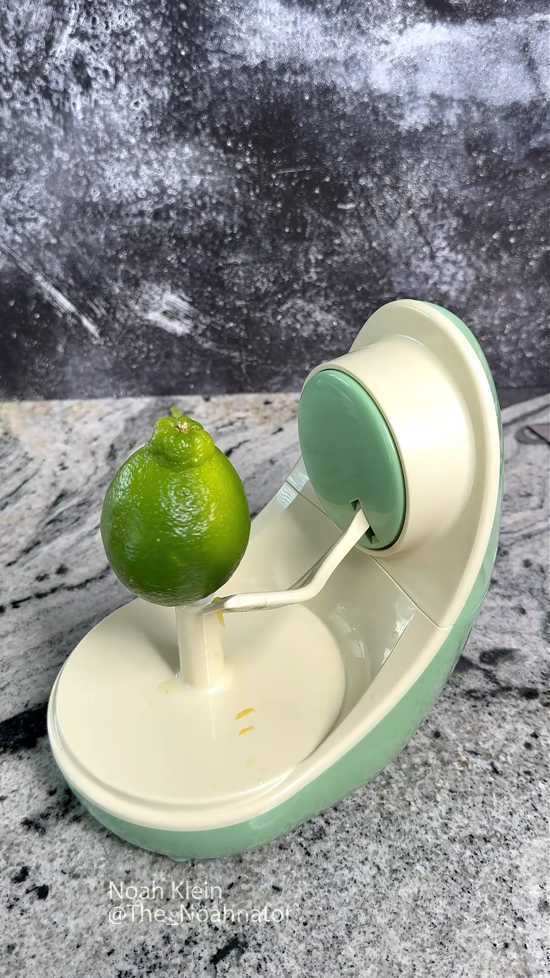 ASMR lime peeling close-up fruit prep