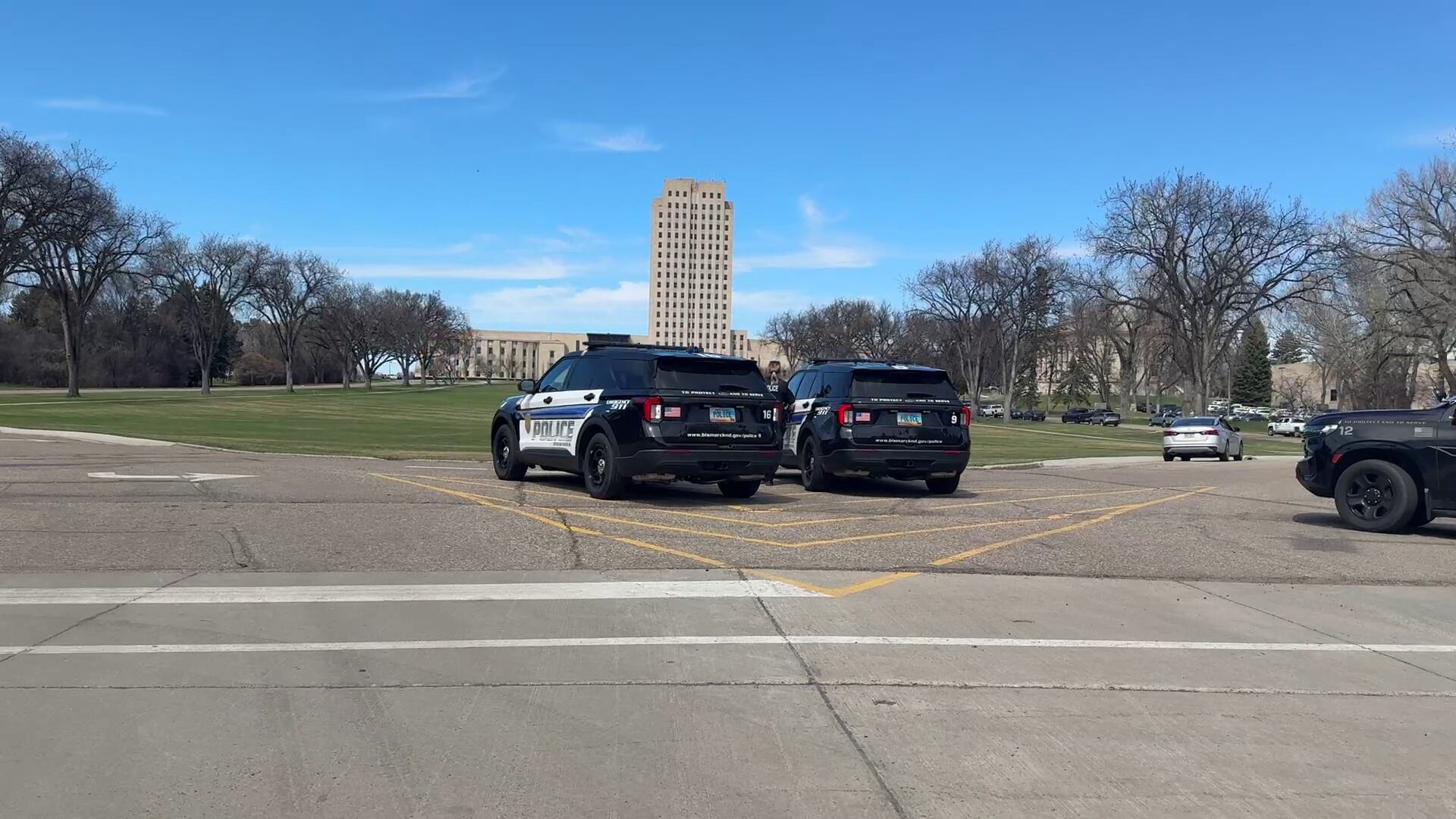 North Dakota Capitol grounds, Will-Moore Elementary under shelter in place