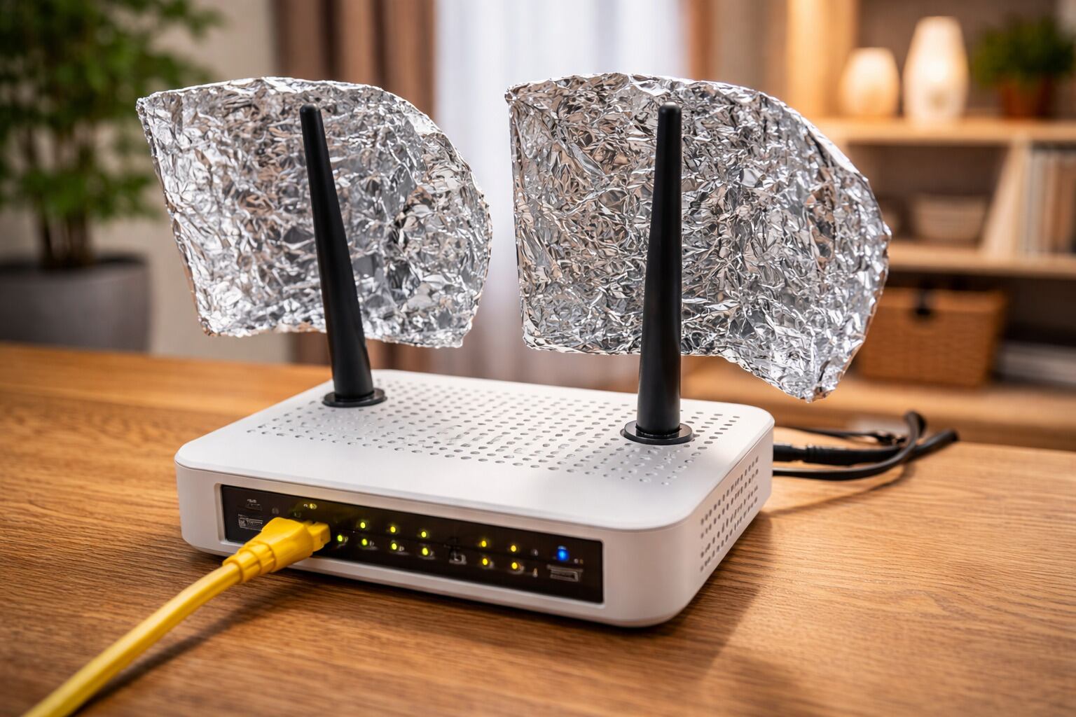 Poner papel de aluminio en el router del Wi-Fi, para qué sirve y por ...