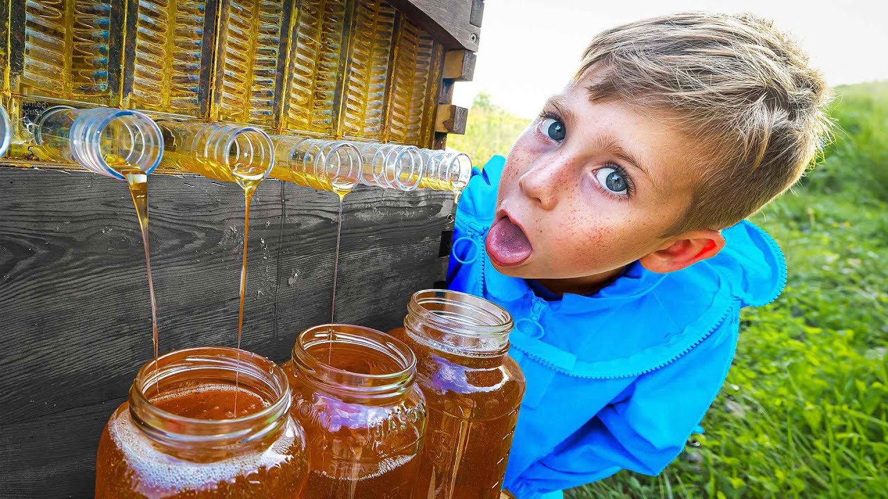 We got honey straight from the hive