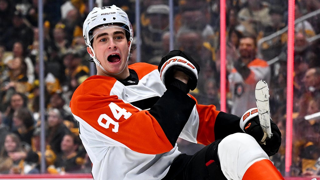Philadelphia Flyers' Porter Martone becomes 12th NHL teenager to score ...