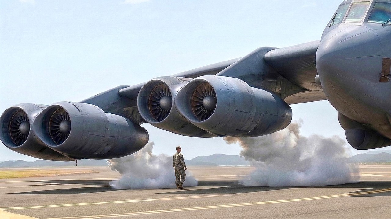 Extreme technique US Air Force found to jump-start its B-52s with small ...