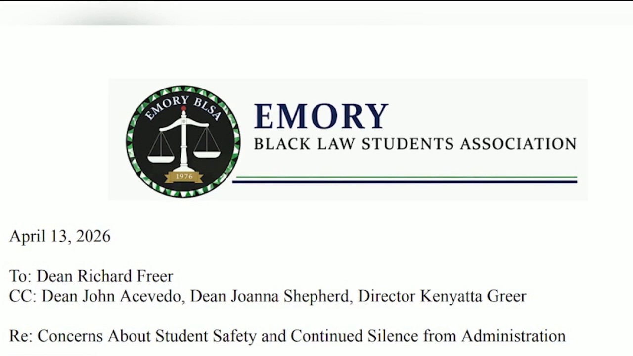 Emory University investigates law student's hateful messages