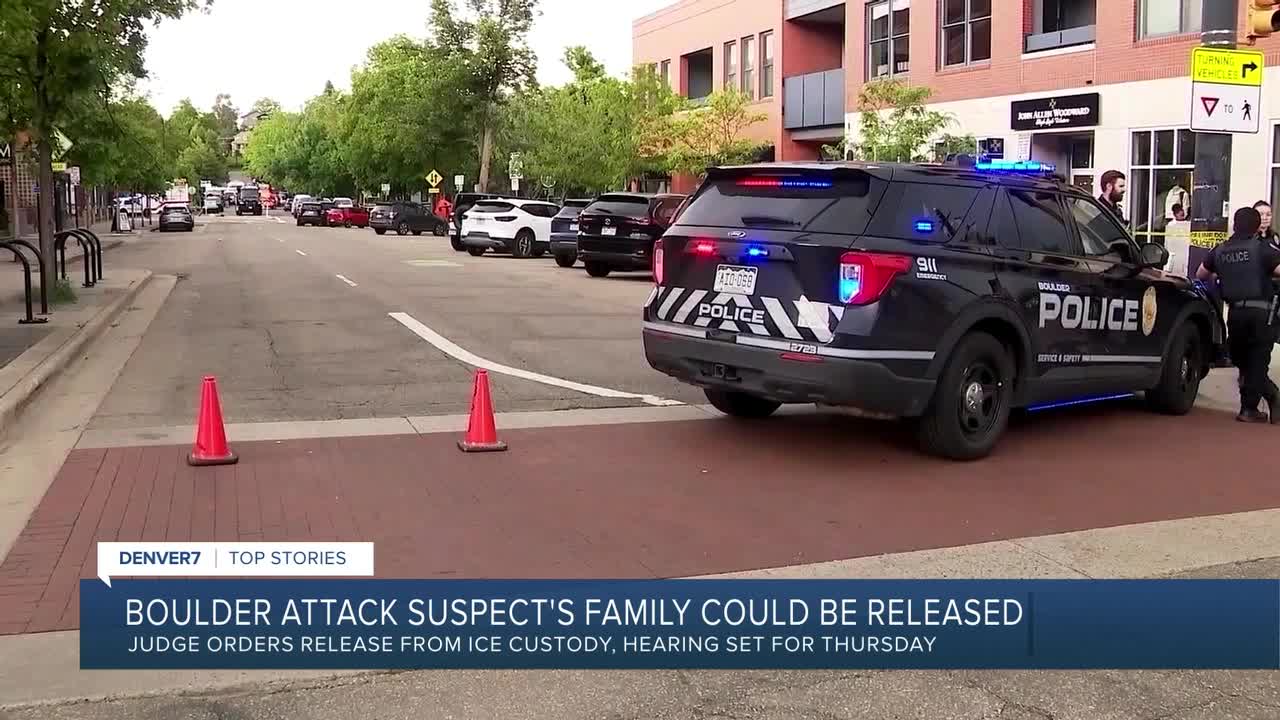 Judge orders ICE to release family of suspected Boulder terror attacker