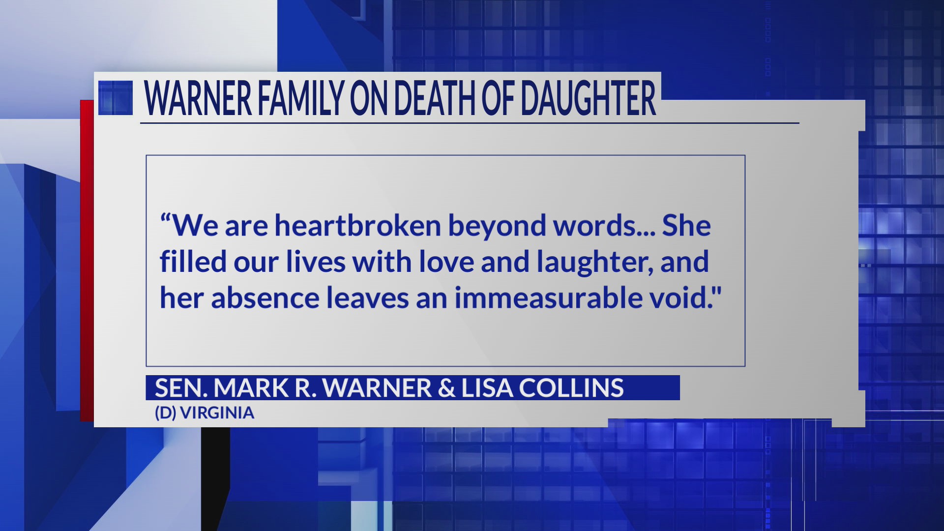 Madison Warner, Sen. Mark Warner's daughter, dies at 36 after battle ...