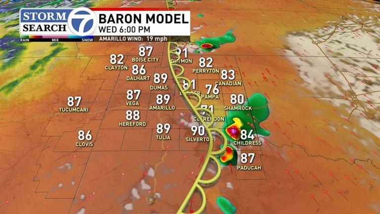 Split weather Wednesday: Fire risk west, isolated severe storms east