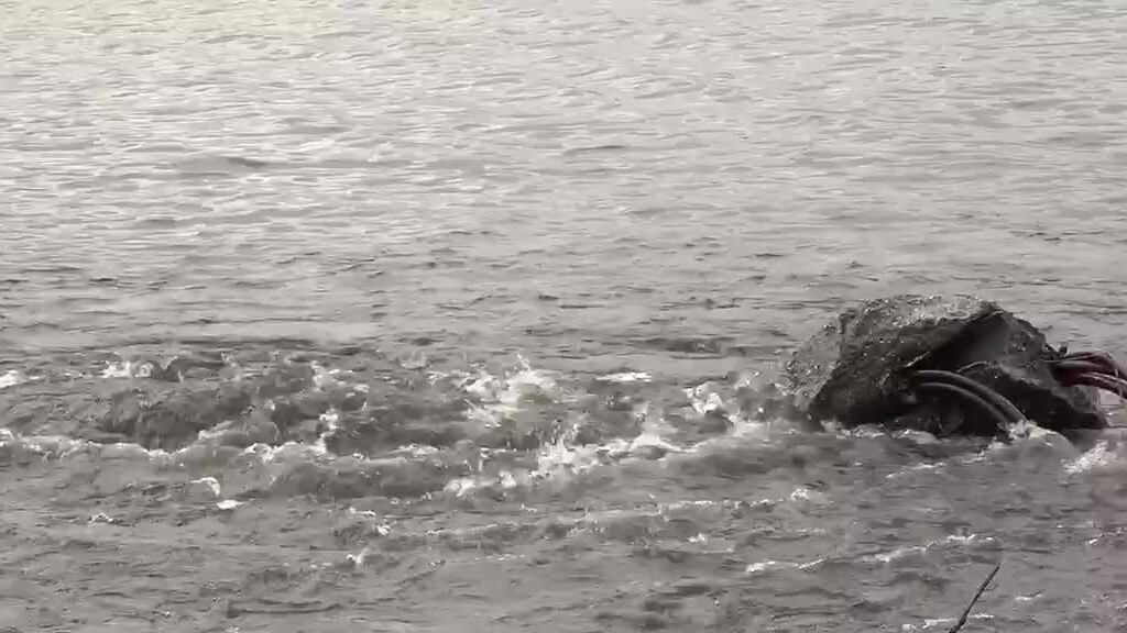 Setback in repair schedule of broken pipe spilling raw sewage into ...