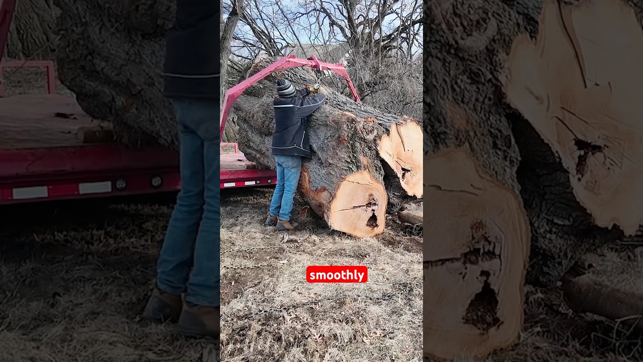 The most difficult log I’ve ever lifted