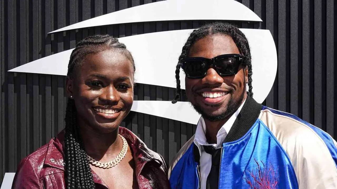 Noah Lyles faces intense backlash over wedding reaction as wife Junelle ...