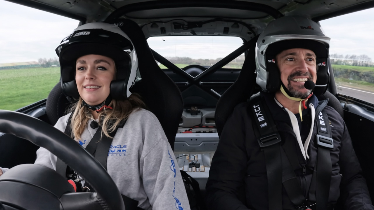 Can Hammond beat his daughter on track?