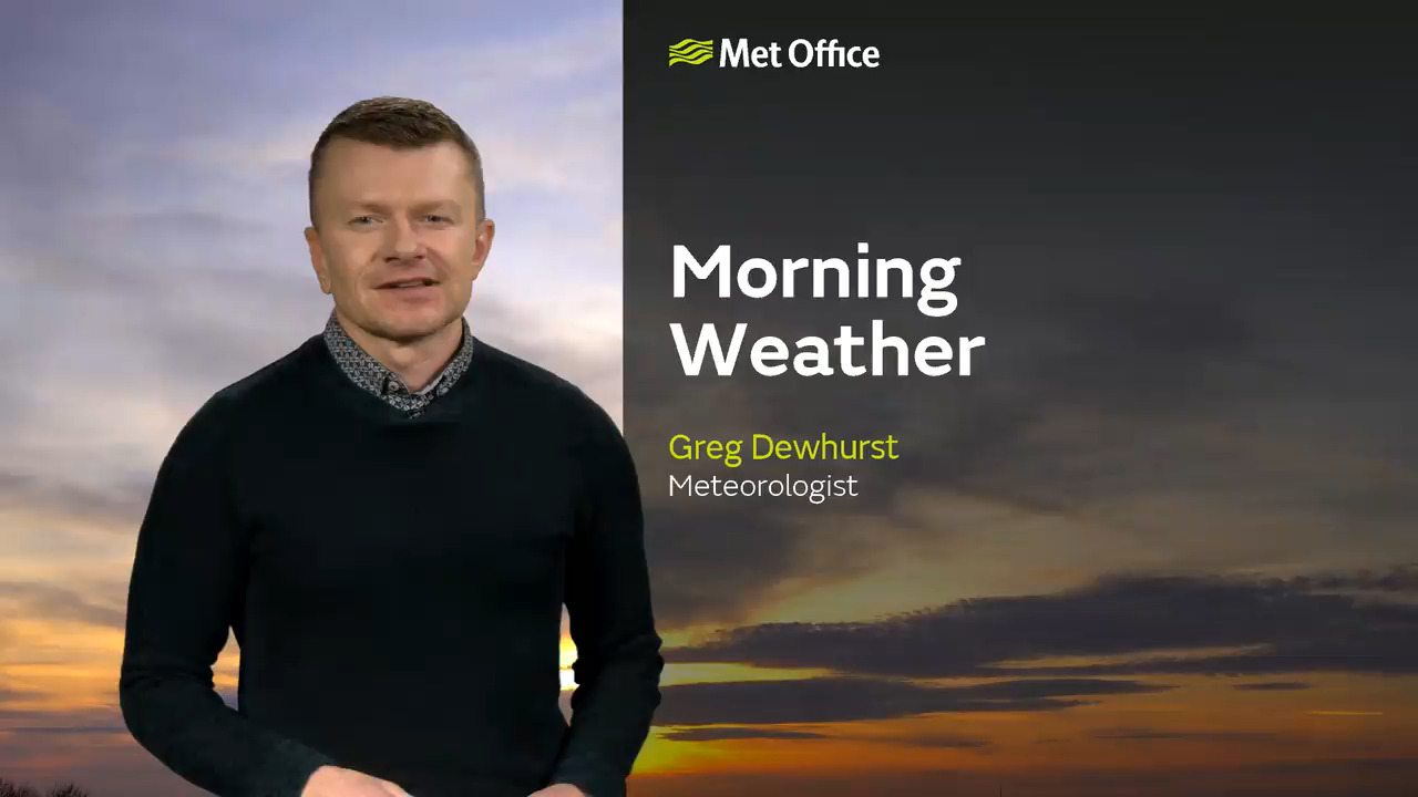 Met Office Monday morning weather forecast 16/03/2026