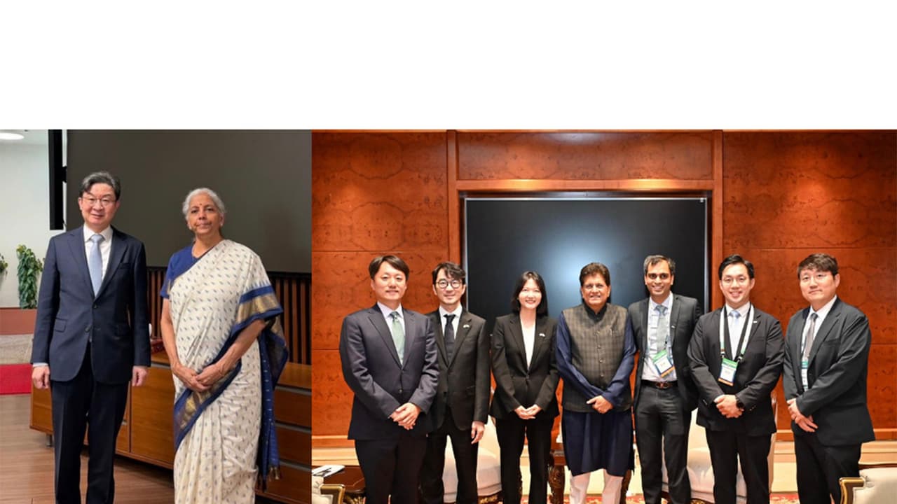 Sitharaman, Goyal meet South Korean leaders for boosting economic ties