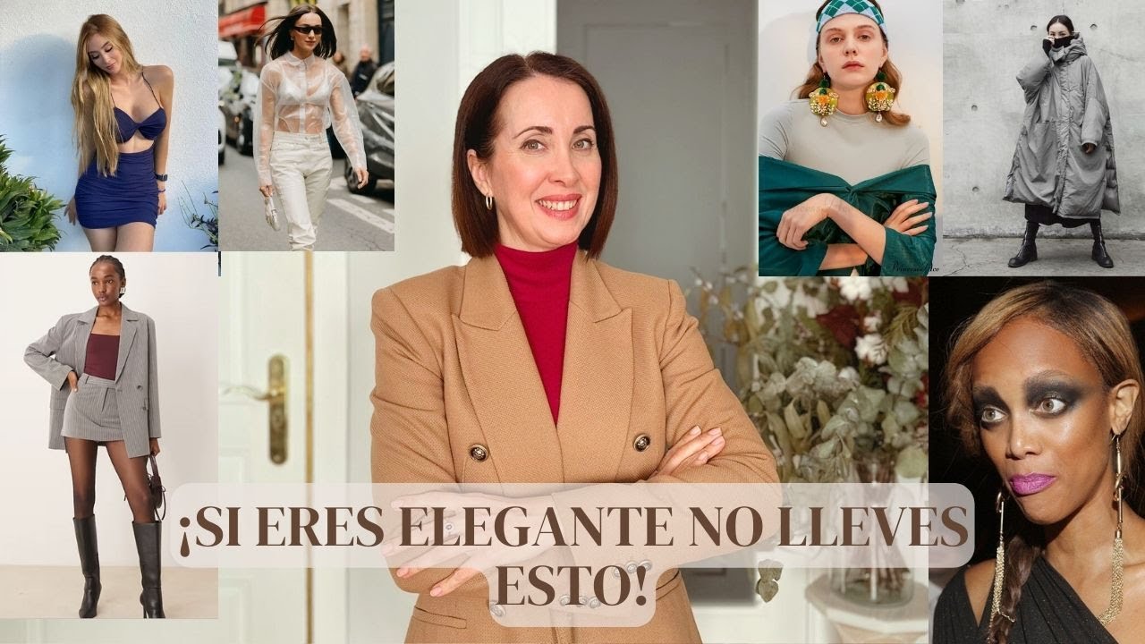 10 cosas que una mujer elegante no lleva