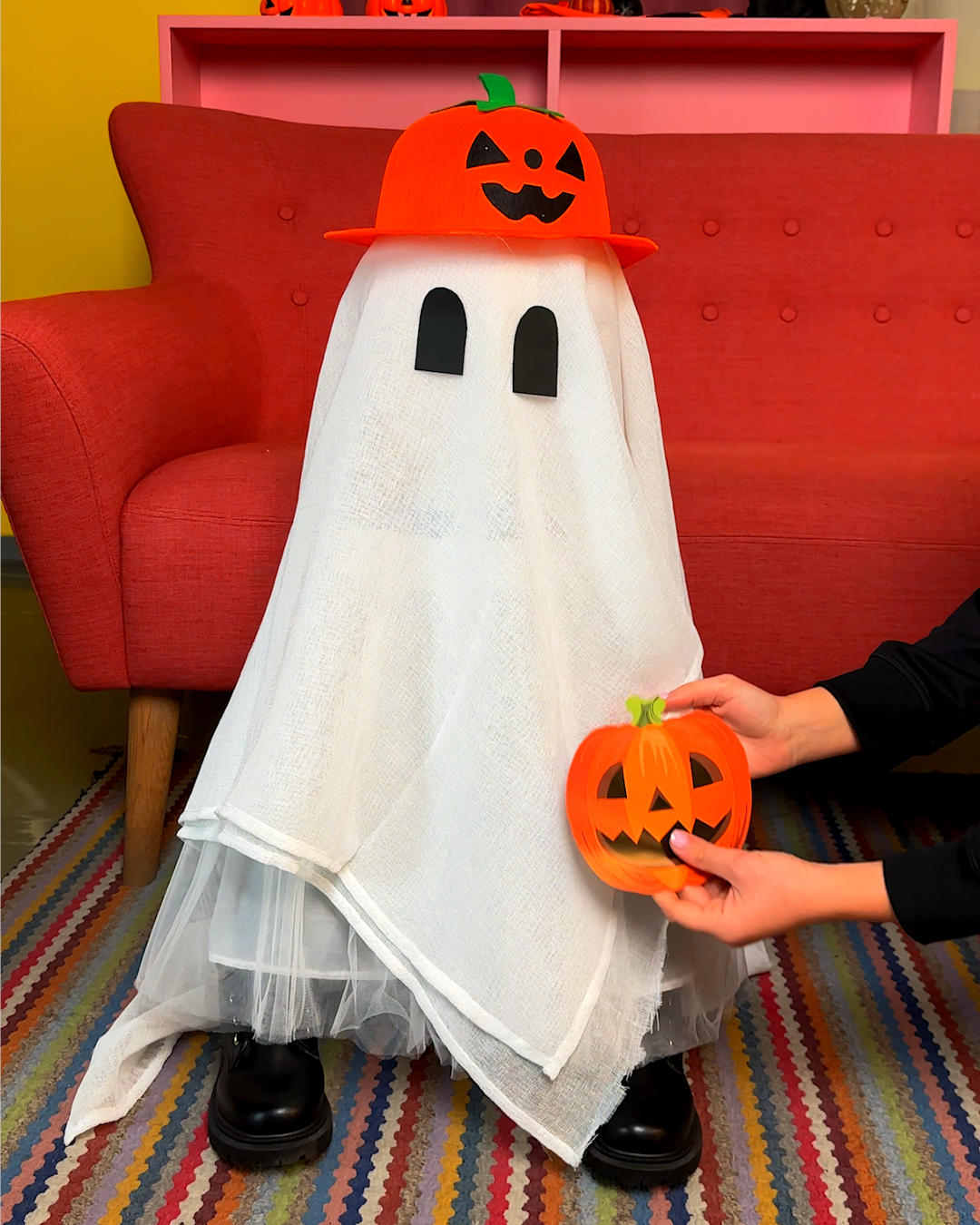 Spooky DIY ghost for home Halloween decor👻🎃