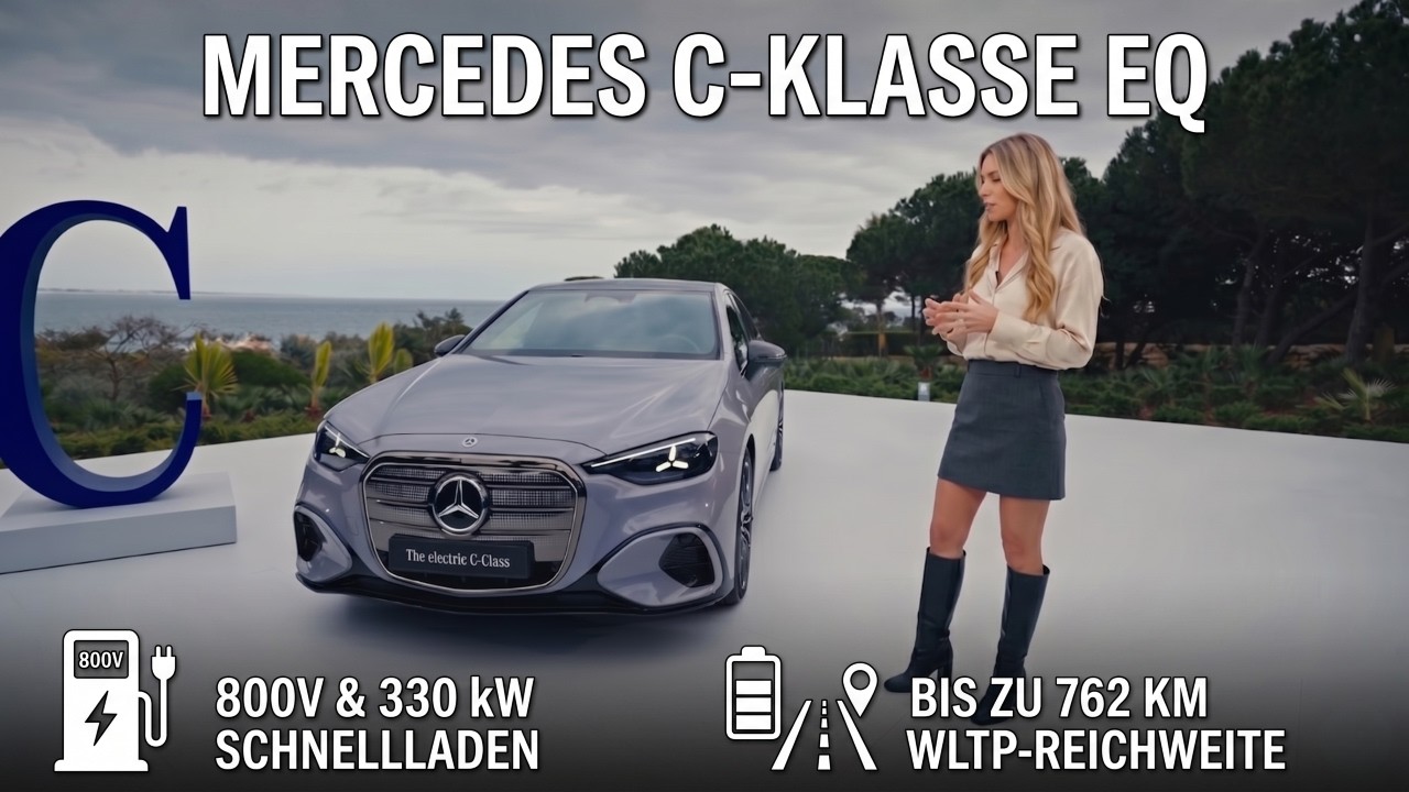 Mercedes C-Klasse EQ: 762 km Reichweite & 800V Technik im Check