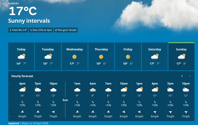 London Marathon weather: Runners hail 'perfect' forecast for race day