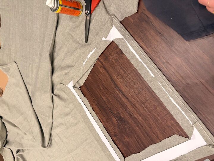 Fabric picture frame