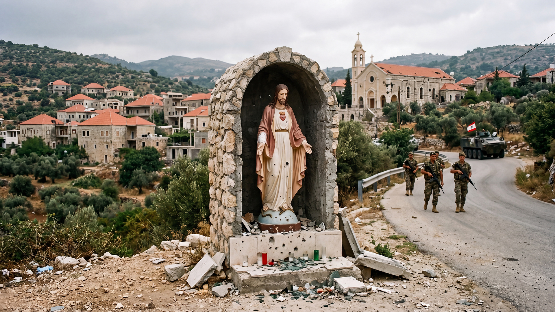 Outcry grows after Israeli soldier smashes Jesus statue in Lebanon