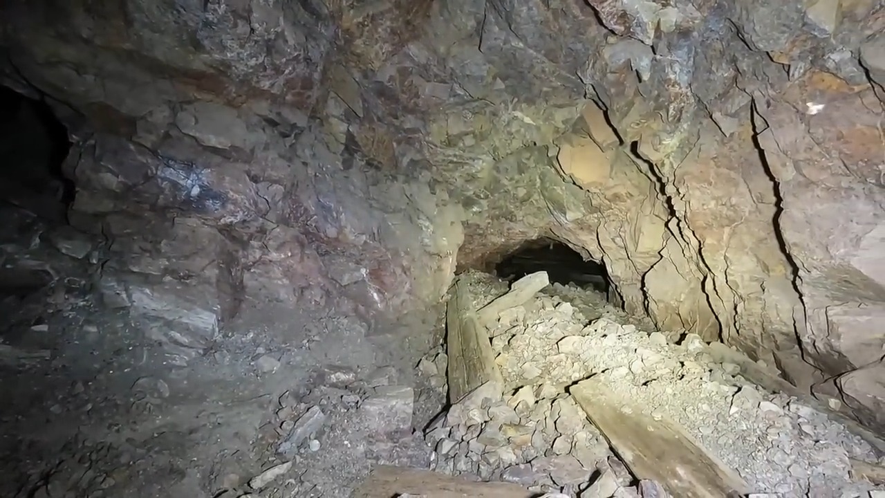 It just went straight down - he sent a drone into the shaft first, then ...