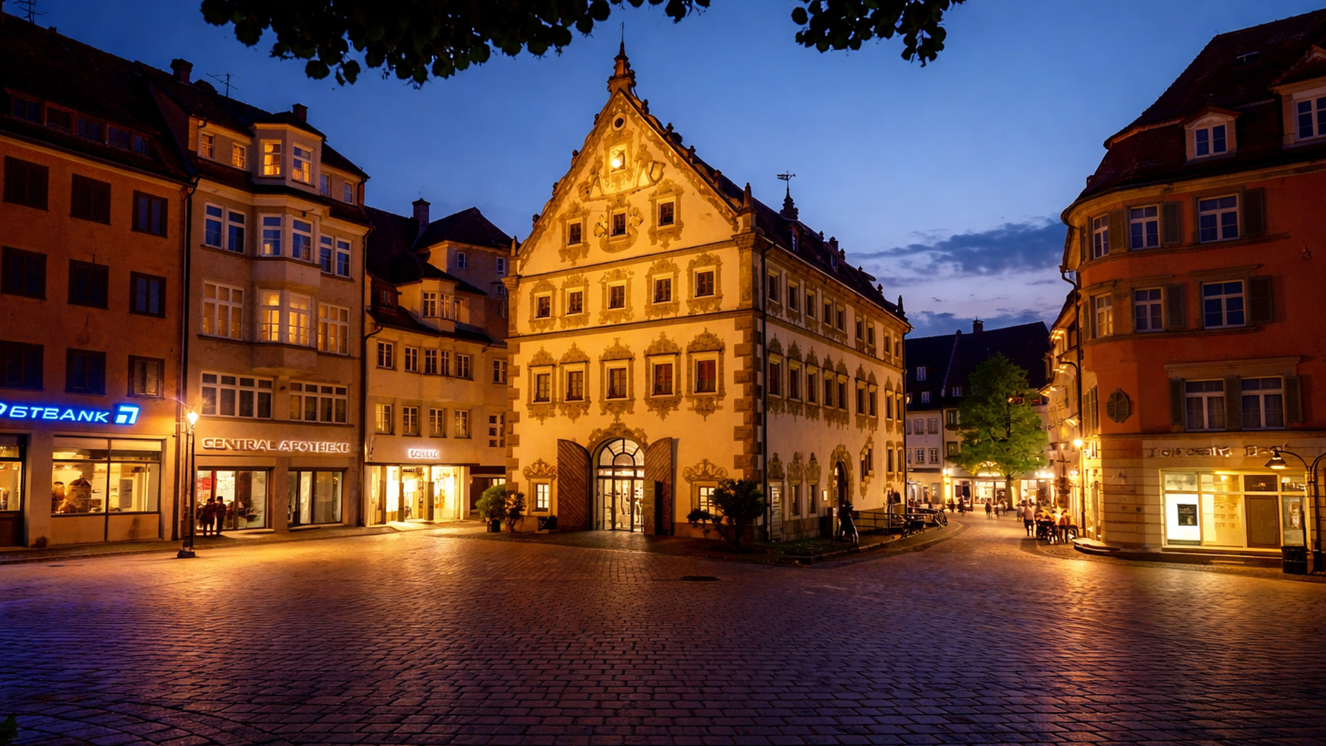 Abendspaziergang durch Ravensburg, die Stadt der Türme (4K)
