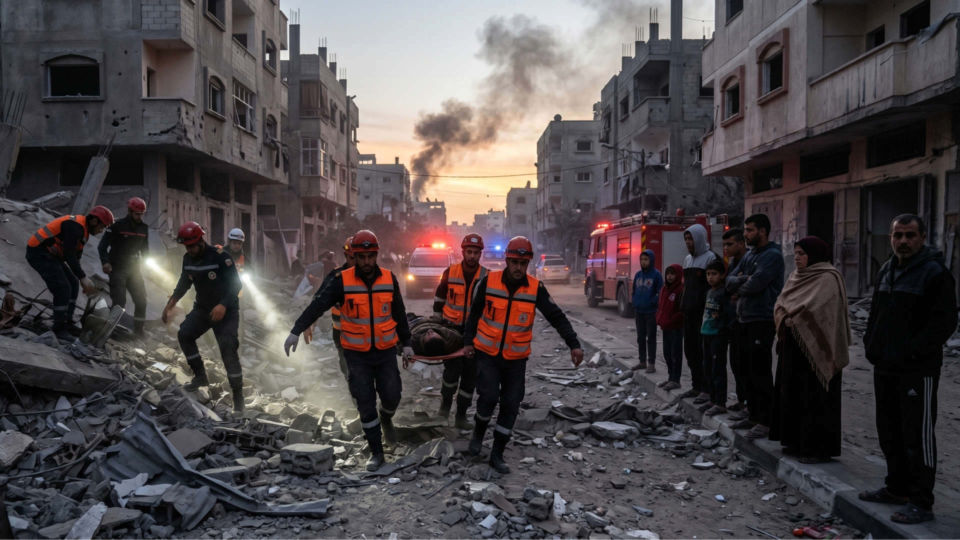 Bij Israëlische aanvallen in Gaza komen vijf mensen om terwijl wankel ...