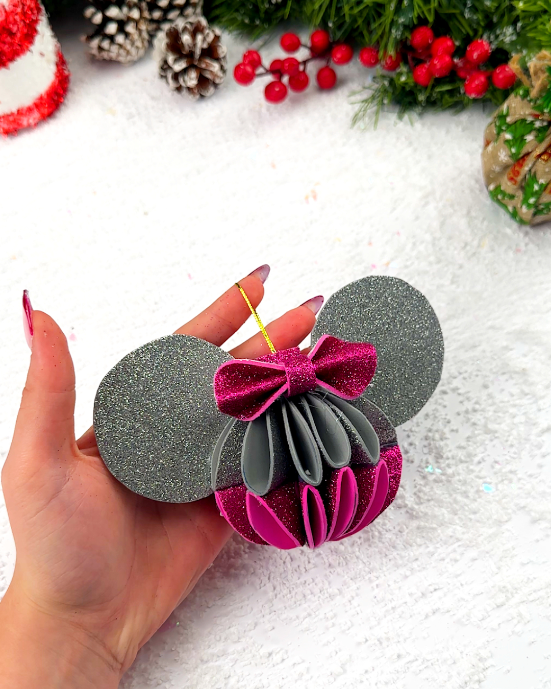 Cute DIY Christmas tree ornaments🎄🌟