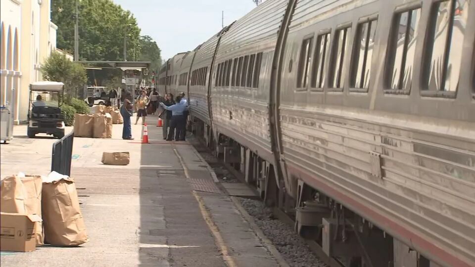 Amtrak passengers wait hours for cars to unload after fire cancels ...