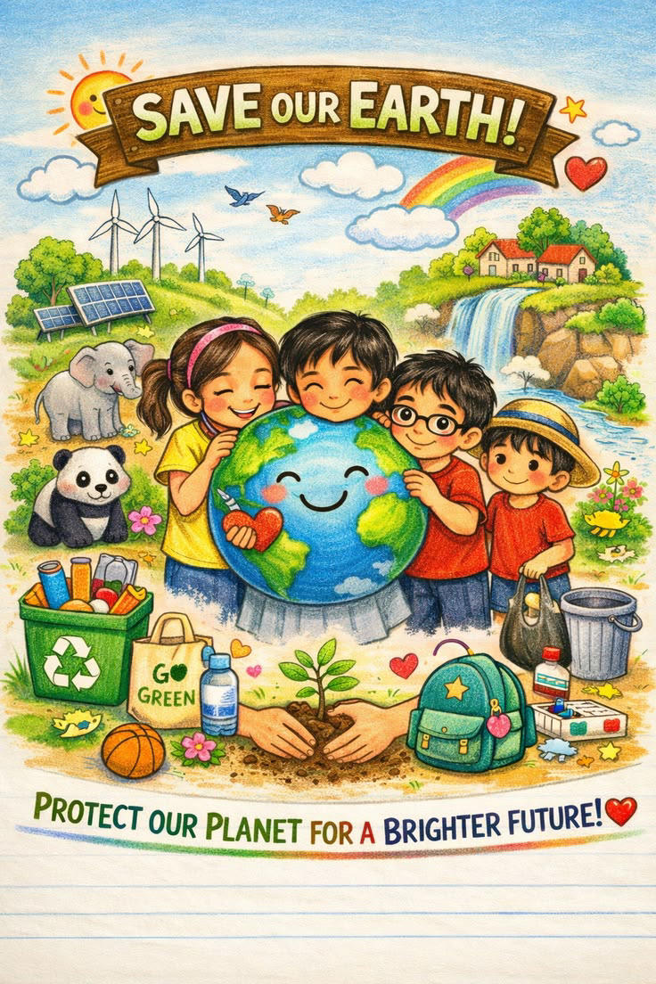 Earth Day 2026: Creative drawings, chart ideas, posters and fun ...