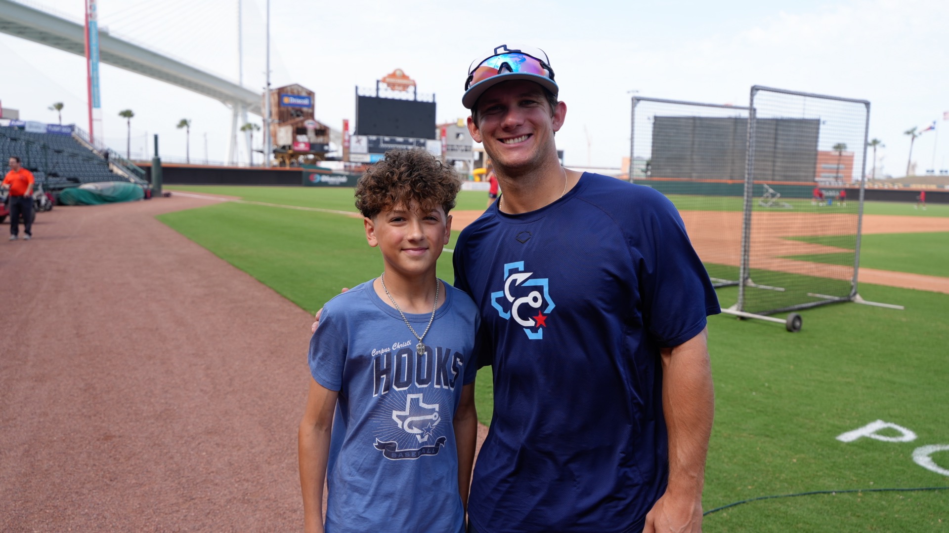 Part 1: KRIS 6 hooks kid reporter Grant interviews shortstop Trevor Austin