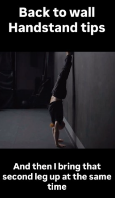 Back to wall handstand tips, learn balance, strength & control