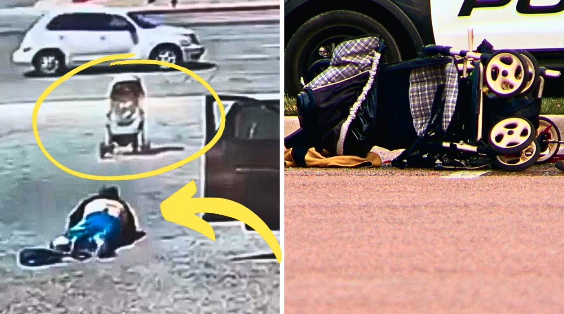 Heroic stranger saves baby stroller on busy highway, what happens next ...