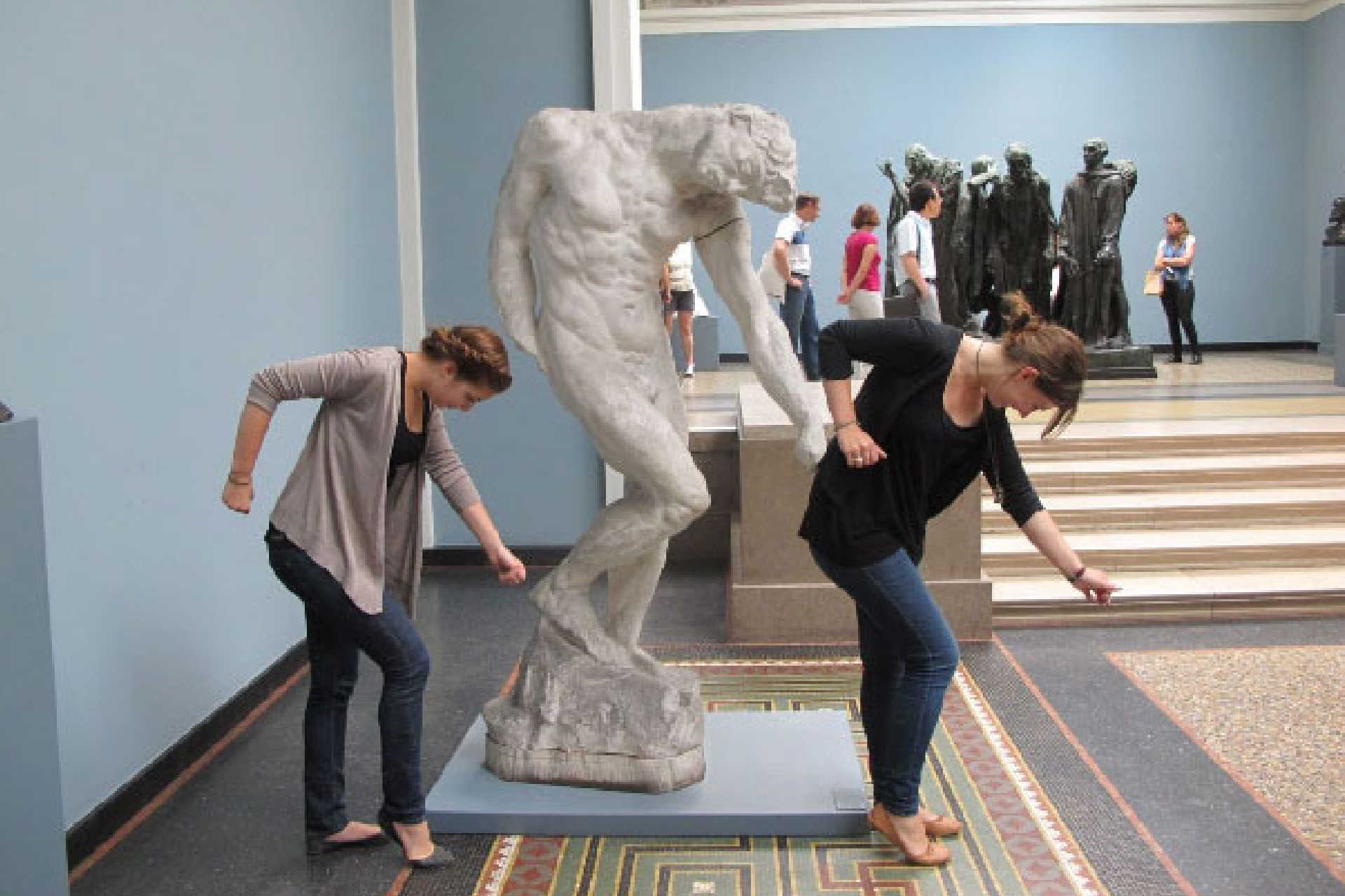 People got very creative with these statues