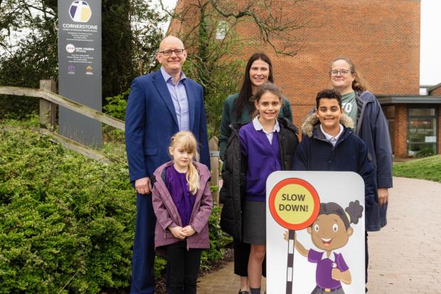 Whiteley primary school introduces new road safety signage