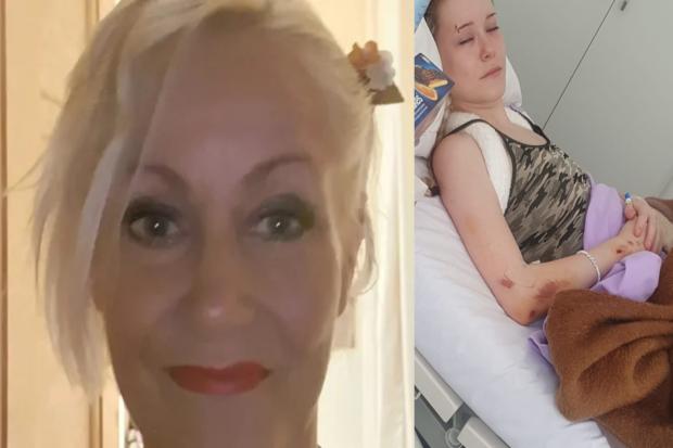 Mum and daughter stranded with 'horrific' injuries after crash on holiday