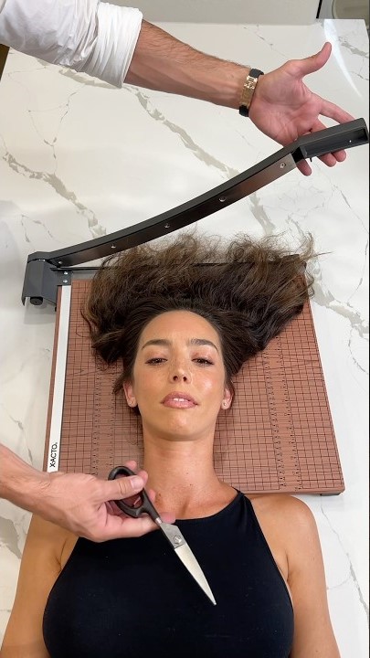 Did husband ruin her hair?