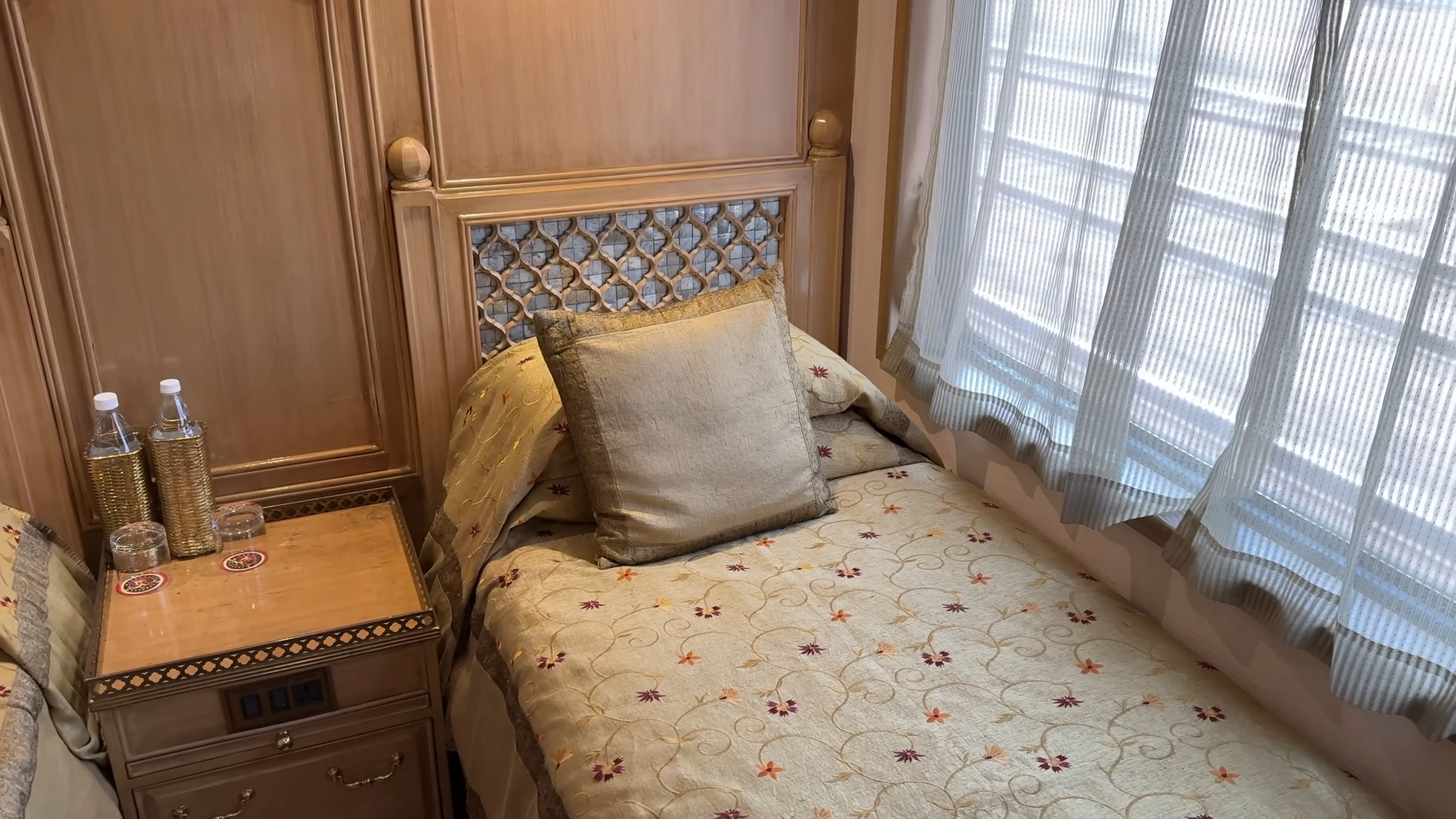 He paid $28,455 for a sleeper train - then entered a palace on rails