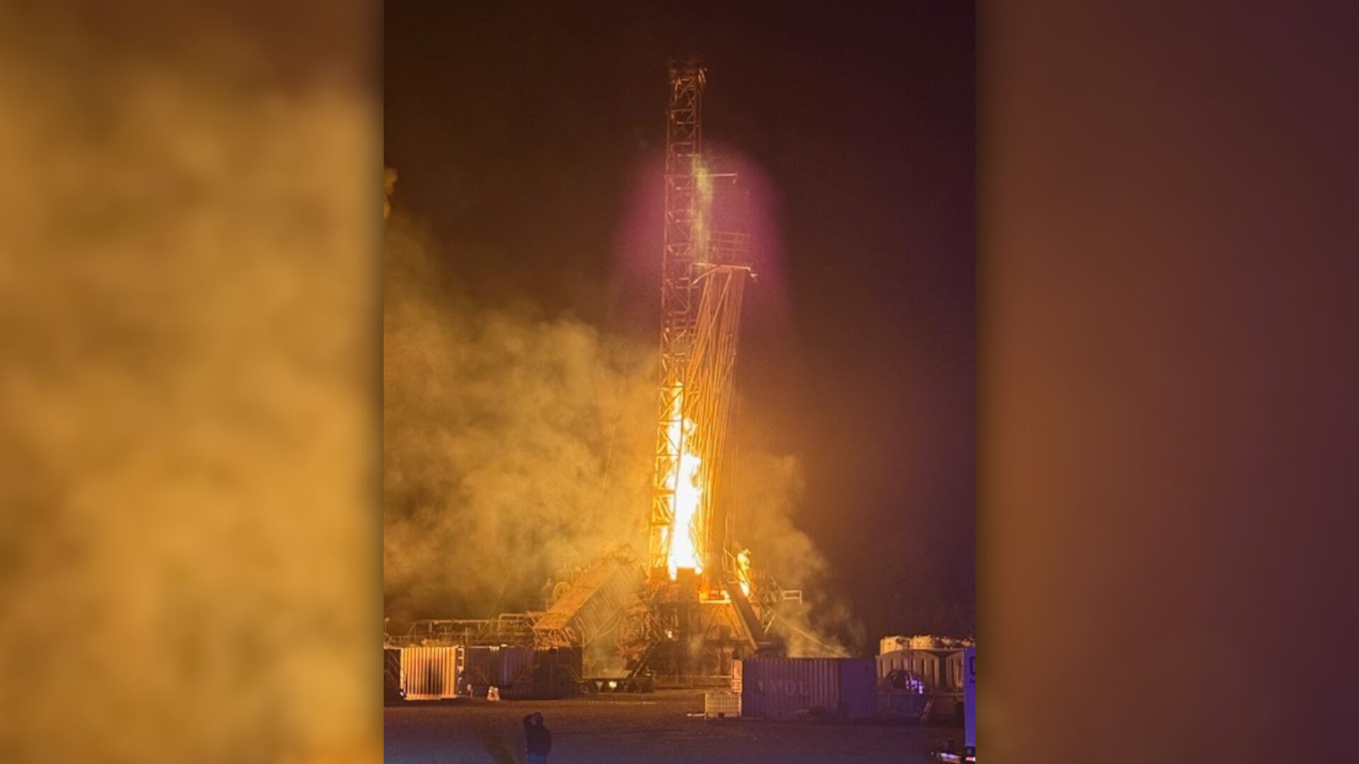 Crews working to reduce blaze after blowout of natural gas well in ...