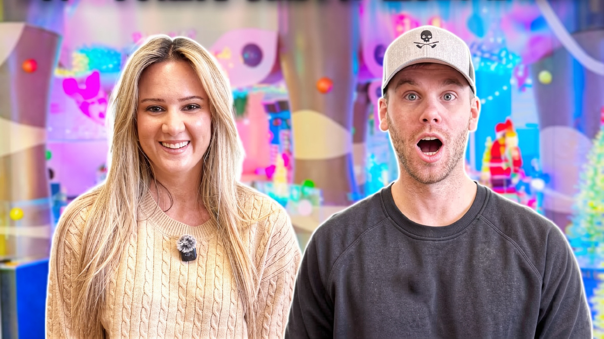 We've never done a mega mini golf match like this