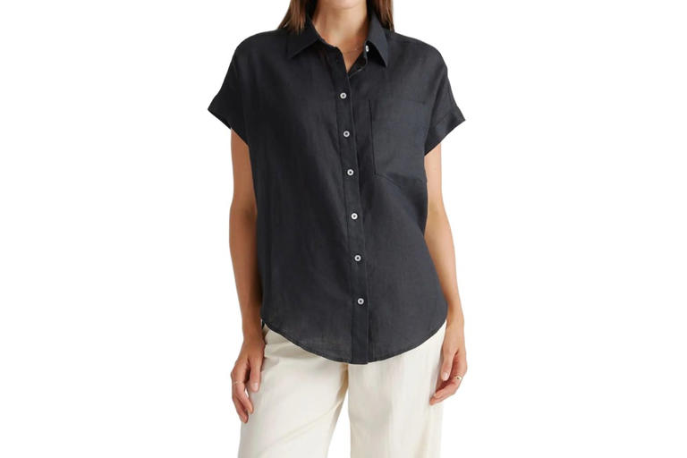 I’m cleaning out my closet for summer — these 12 linen tops, dresses ...