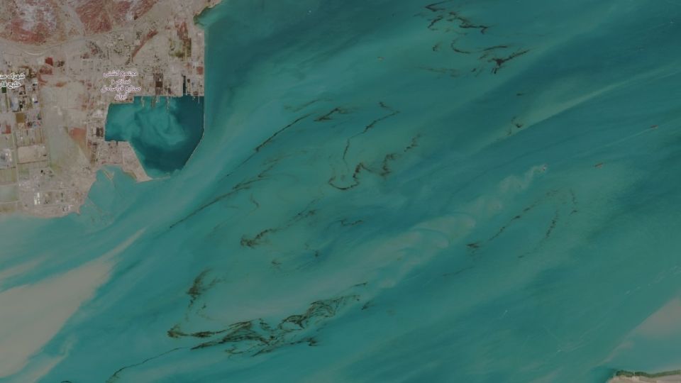 Oil spills from the Iran war are visible from space